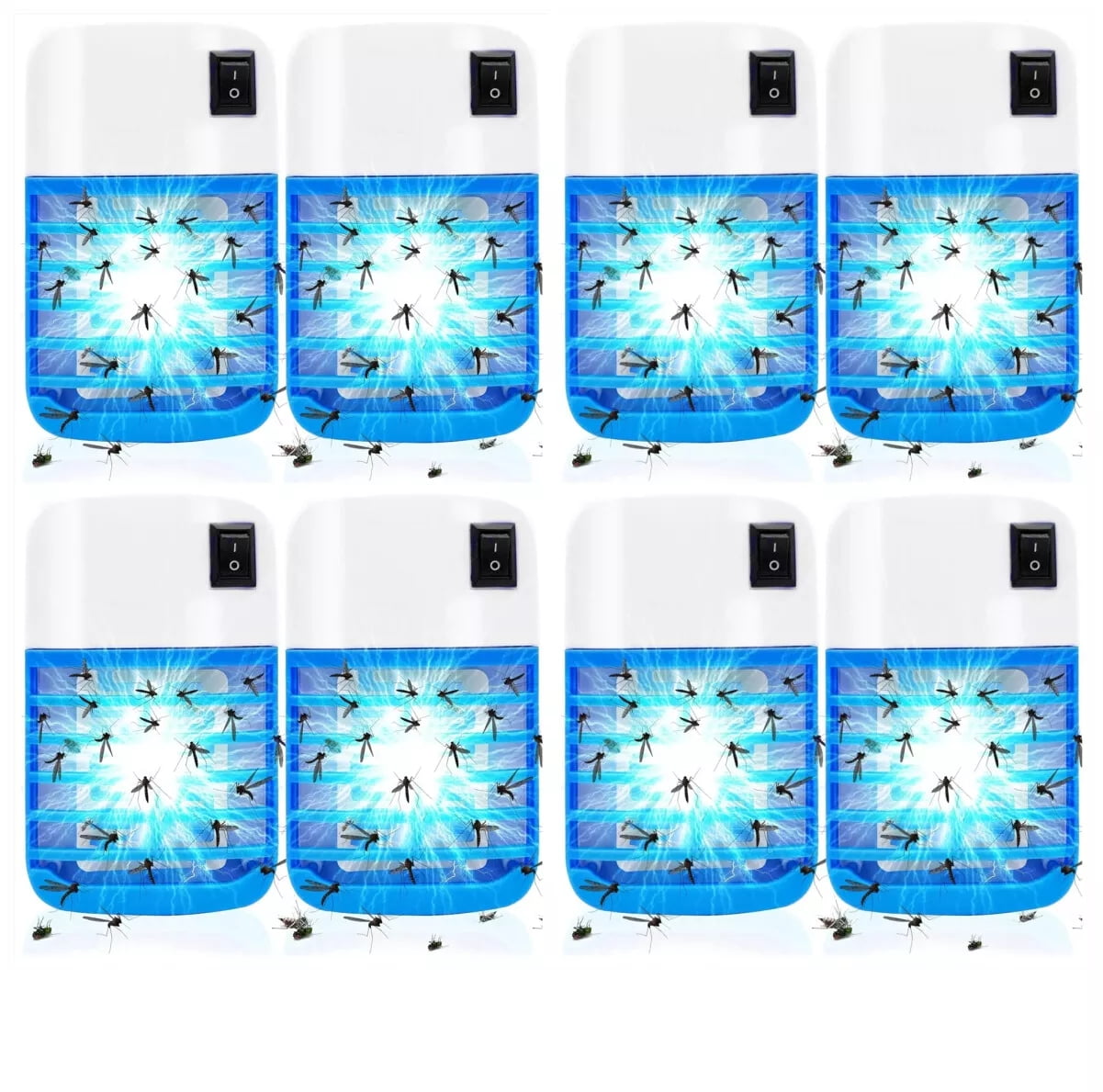 2025 New Plug in Bug Zapper Indoor Fly Insect Killer, 6 Pack Electronic ...