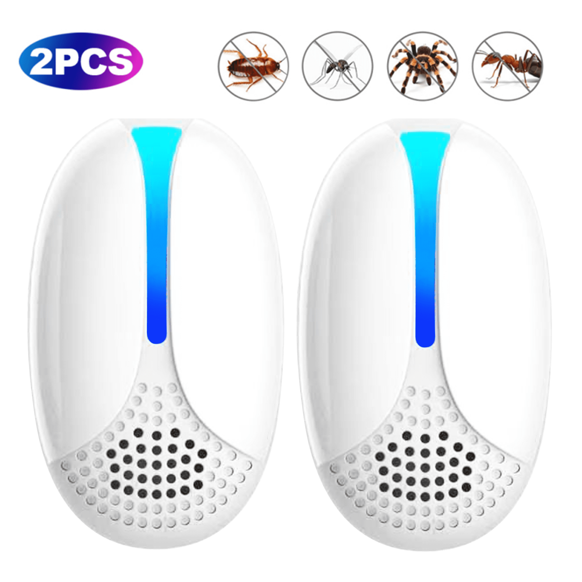 Ultrasonic Pest Repeller Plug in Indoor for Mouse, Roach, Rodent, Bugs ...
