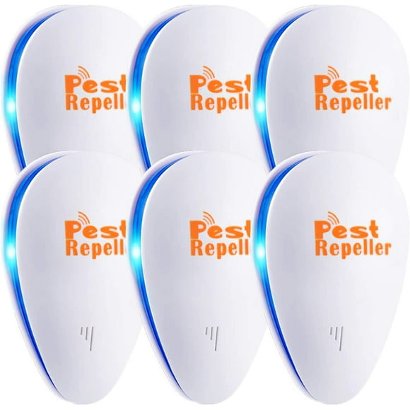 Pack Ultrasonic Pest Repeller Electronic Plug Pest Control Ultrasonic ...