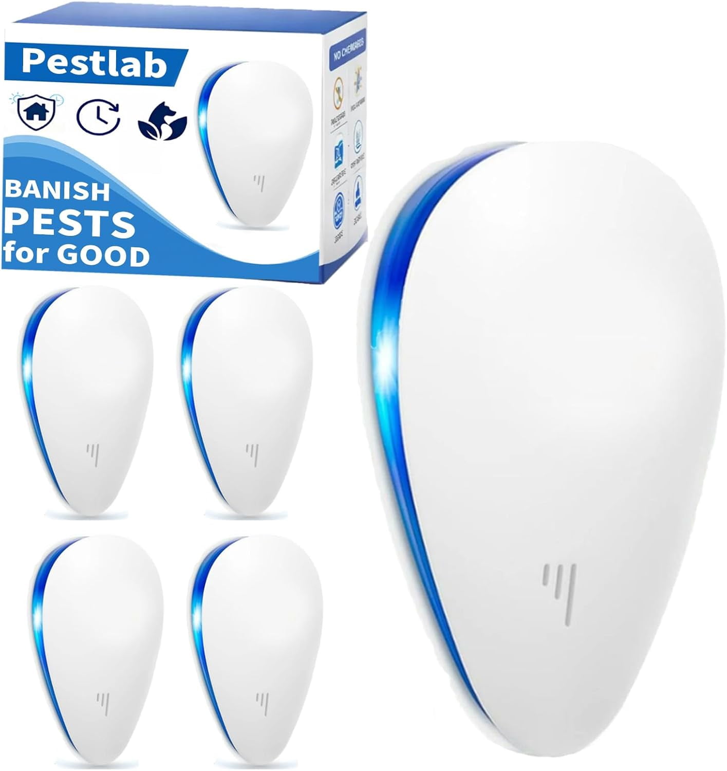 Ultrasonic Plug in Pest Repeller for Home, Energy-Saving Indoor Pest ...