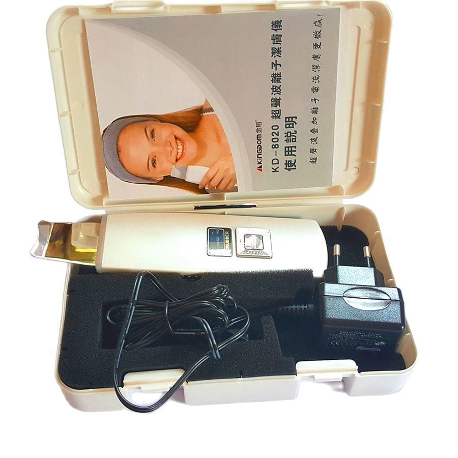 Ultrasonic Pore deep Cleaner Ultrasound Therapy Skin Scrubber Galvanic ...