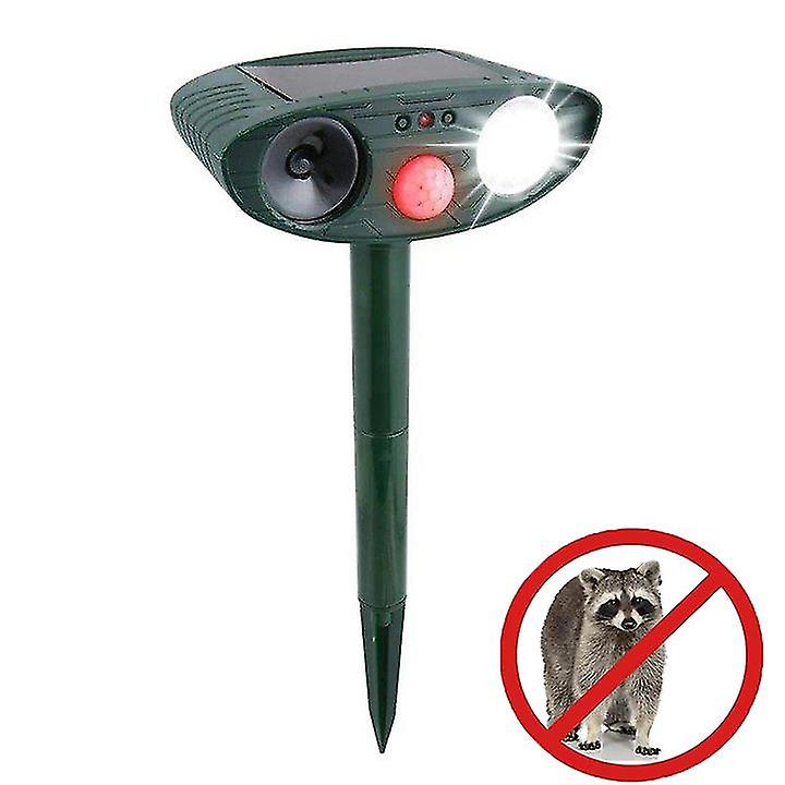 Ultrasonic Raccoon Repeller - Solar Powered - Get Rid Of Raccoon In 48 ...