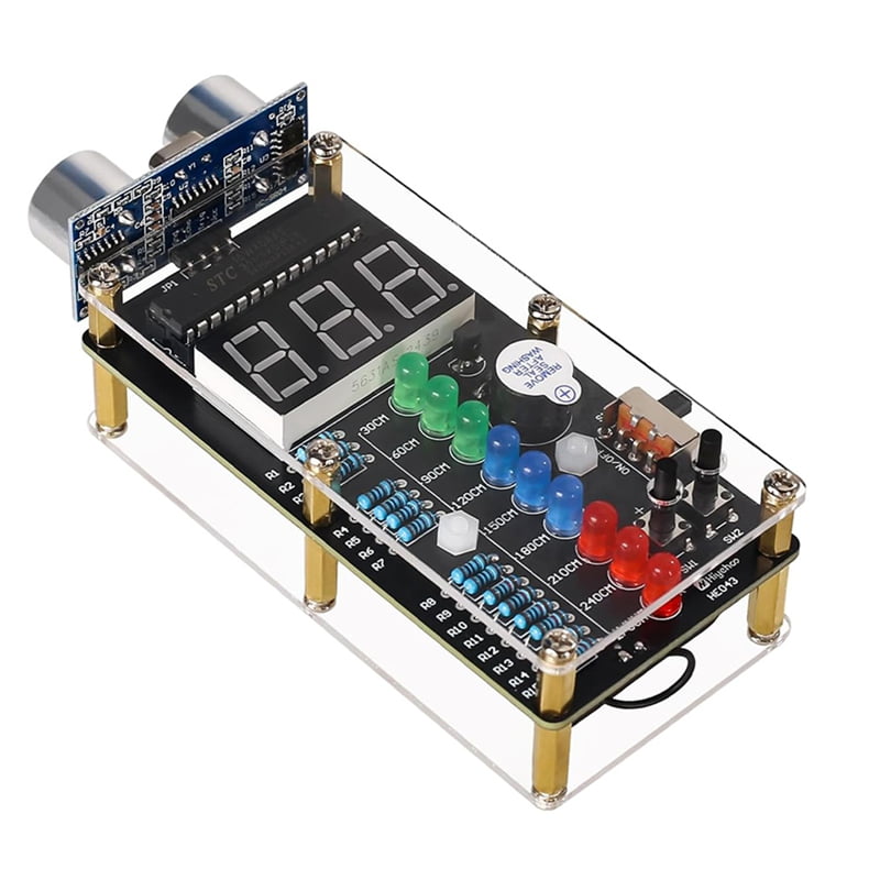 Ultrasonic Rangefinder Alarm DIY Kit, -SR04 Ultrasonic Rangefinder ...