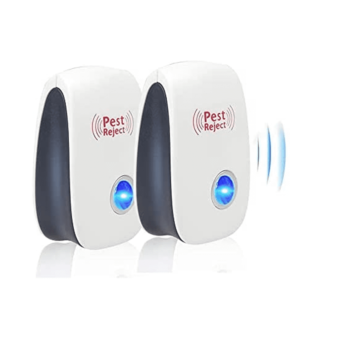 Ultrasonic Repellent, 2pcs Ultrasonic Mouse, Anti Rodents Insects Anti ...