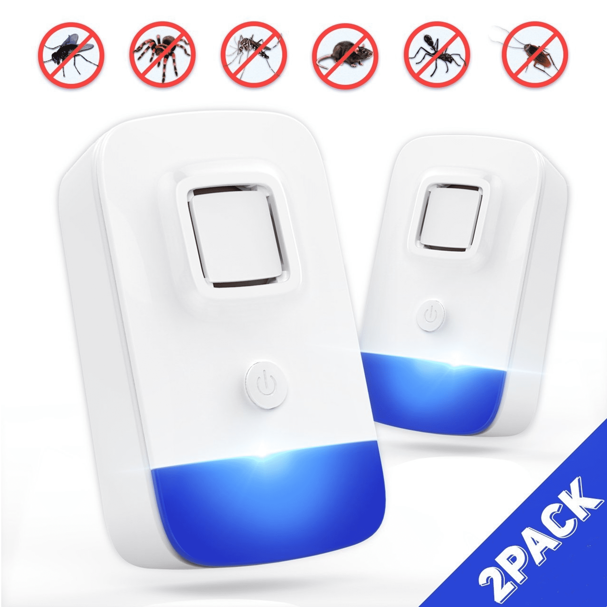 Ultrasonic Repellent 6 Packs, 2025 Indoor Ultrasonic Repeller ...