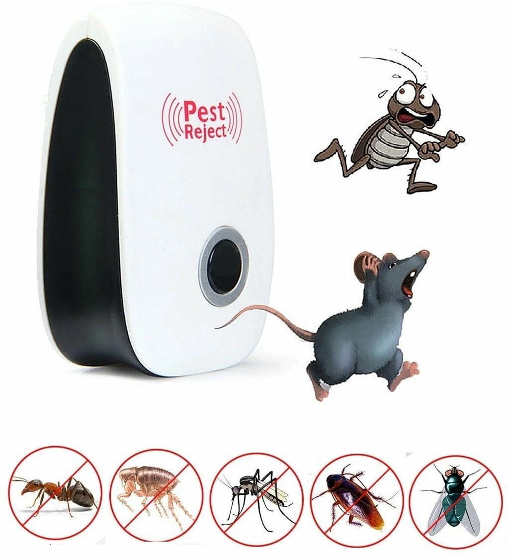 Ultrasonic Repeller Home Bed Bug Mites Spider Defender Roaches ...