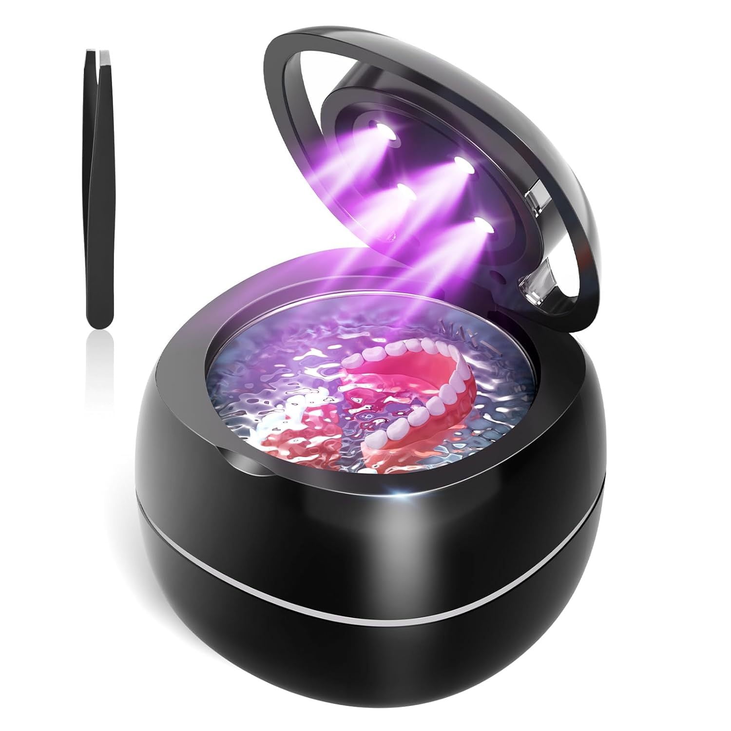 Ultrasonic Retainer Cleaner, 30W/42Khz Professional Retainer Cleaner ...