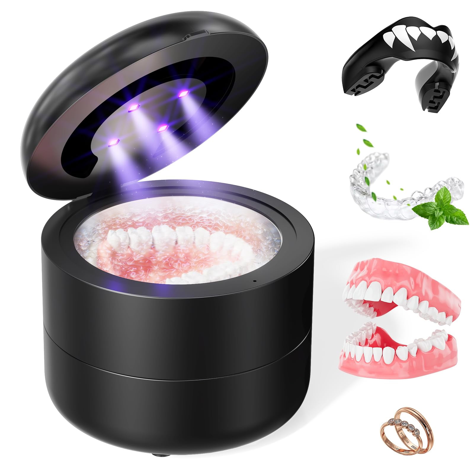 Ultrasonic Retainer-Cleaner,45kHz Denture Cleaner,Dental MSF2 Cleaning ...