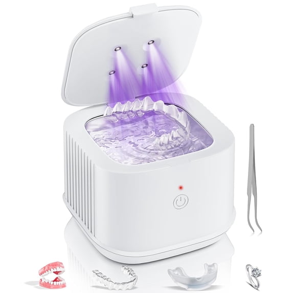 Ultrasonic Retainer Cleaner,50kHz Ultrasonic Denture Cleaner Machine ...