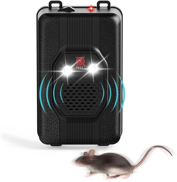 Ultrasonic Rodent Repellent for Cars and Indoor, Battery Operated Mouse ...