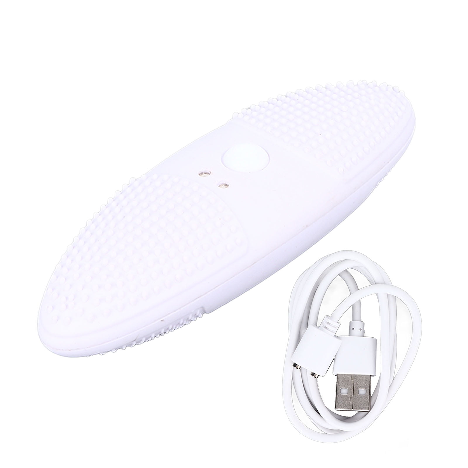 Ultrasonic Scrubber 3 Levels USB Charging High Frequency Vibration Dual ...