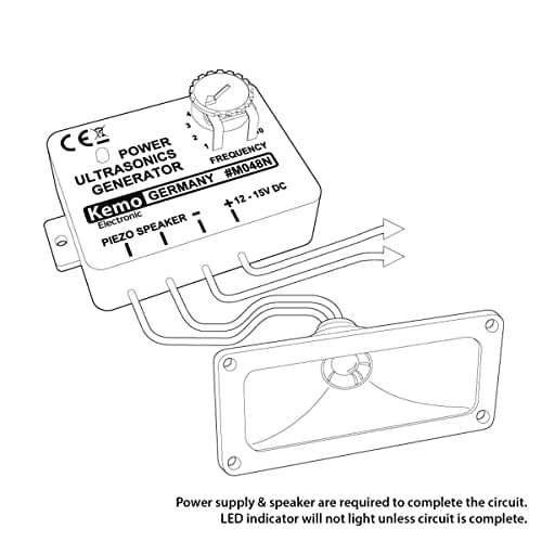 Ultrasonic Signal Generator Module, Push Button Switch, Rotary Actuator ...