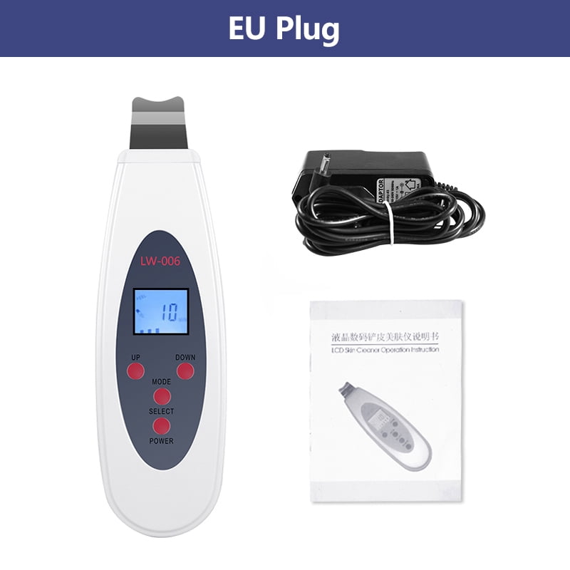 Ultrasonic Skin Scrubber Deep Face Cleaning Machine RemoveFacial ...