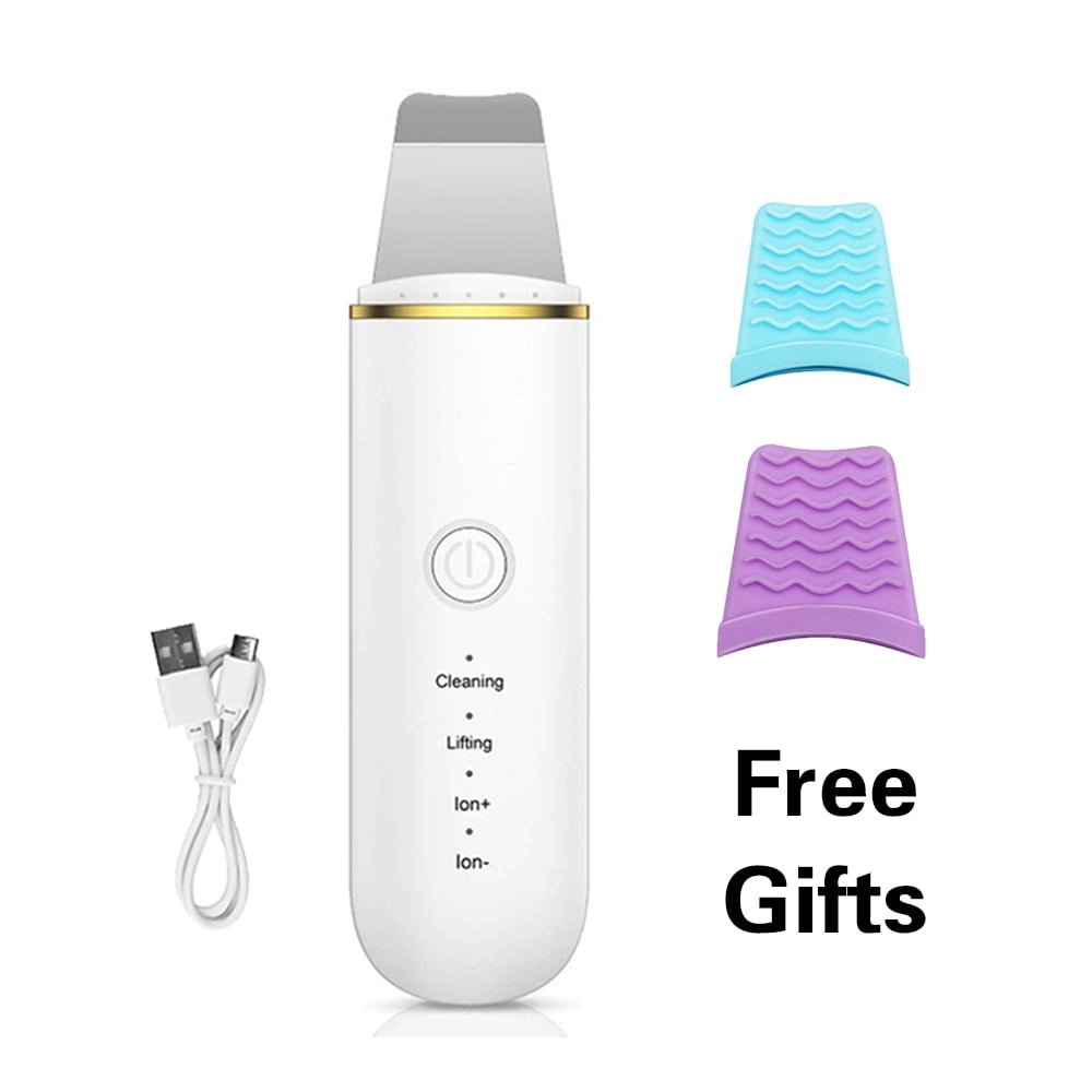 Ultrasonic Skin Scrubber Espatula Facial Cleansing Peeling Face ...