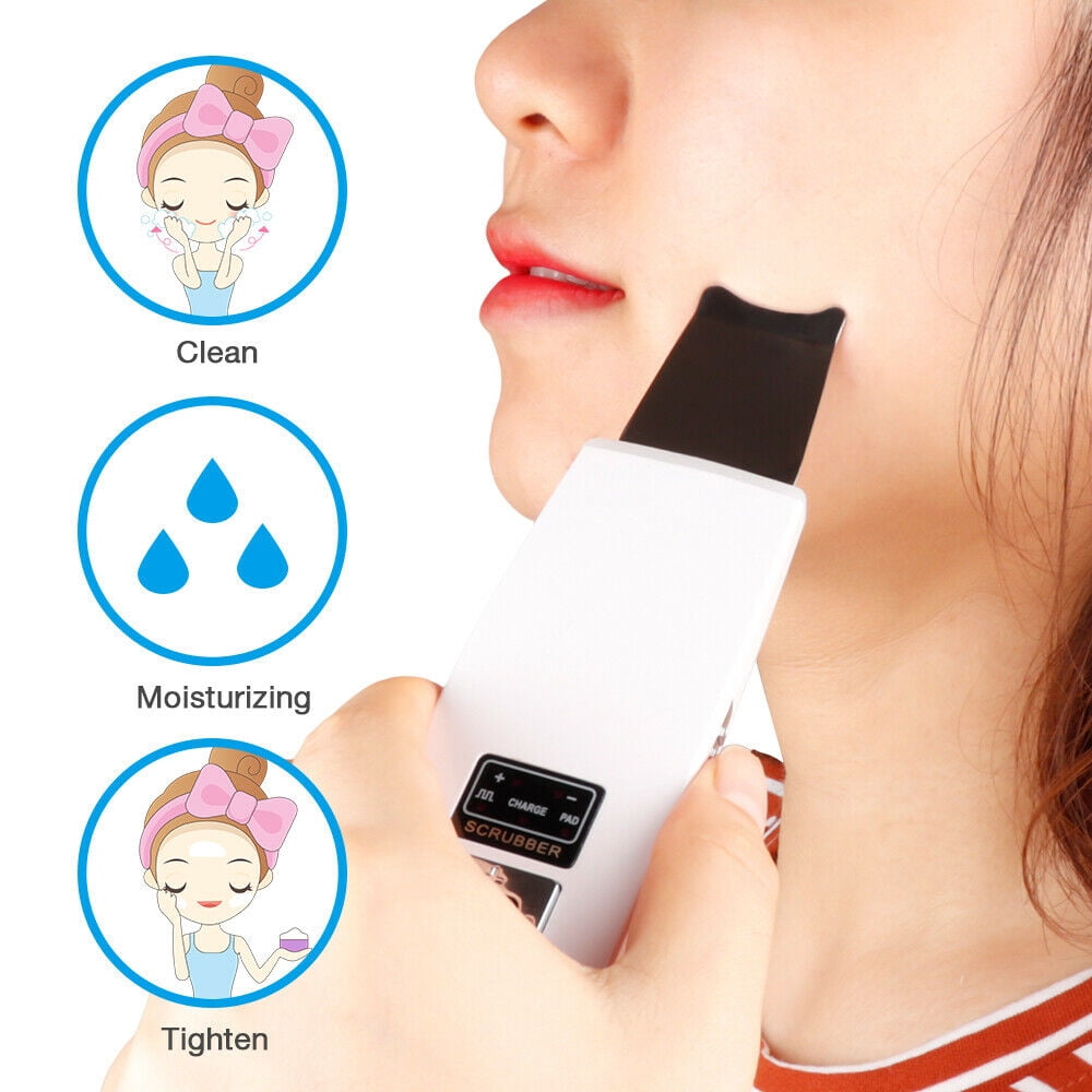 Ultrasonic Skin Scrubber Facial Deep Cleaning Machine Ultrasound Face ...