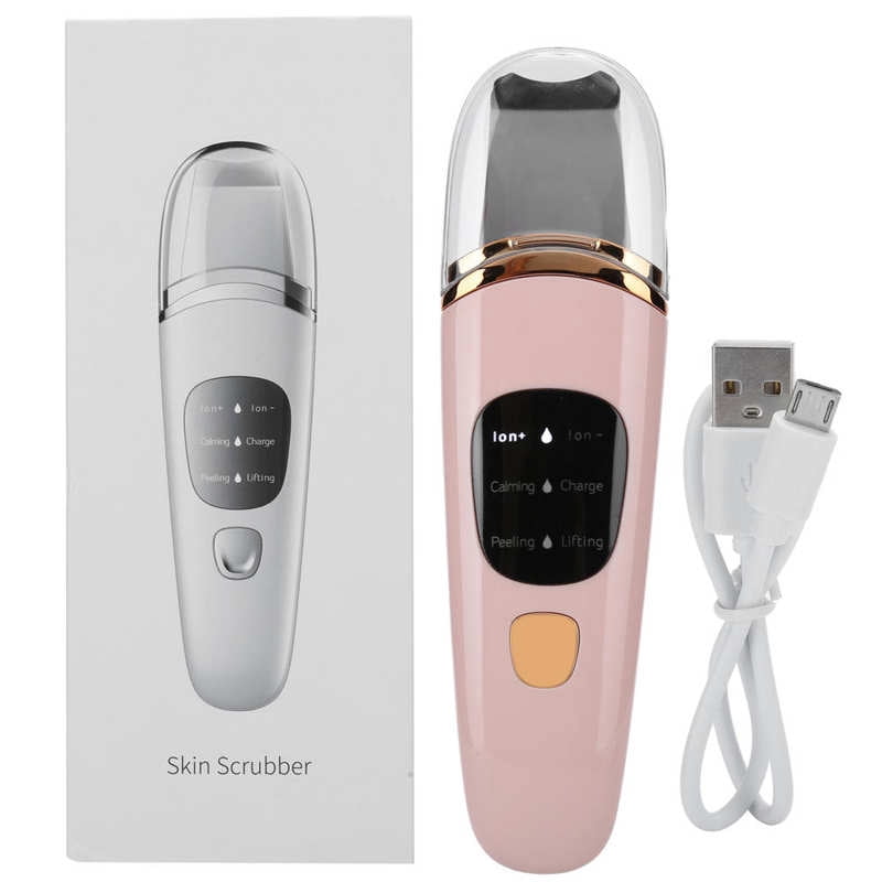 Ultrasonic Skin Scrubber LCD Blackhead Removal Face Cleaning Skin ...