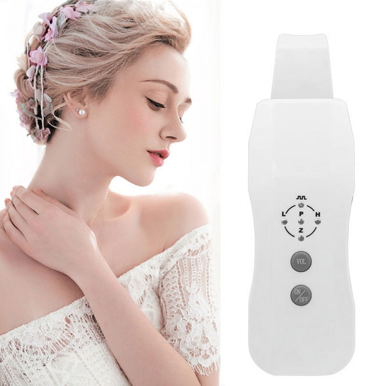 Ultrasonic Skin Scrubber Massager Ultrasound Facial Deeply Cleaning ...
