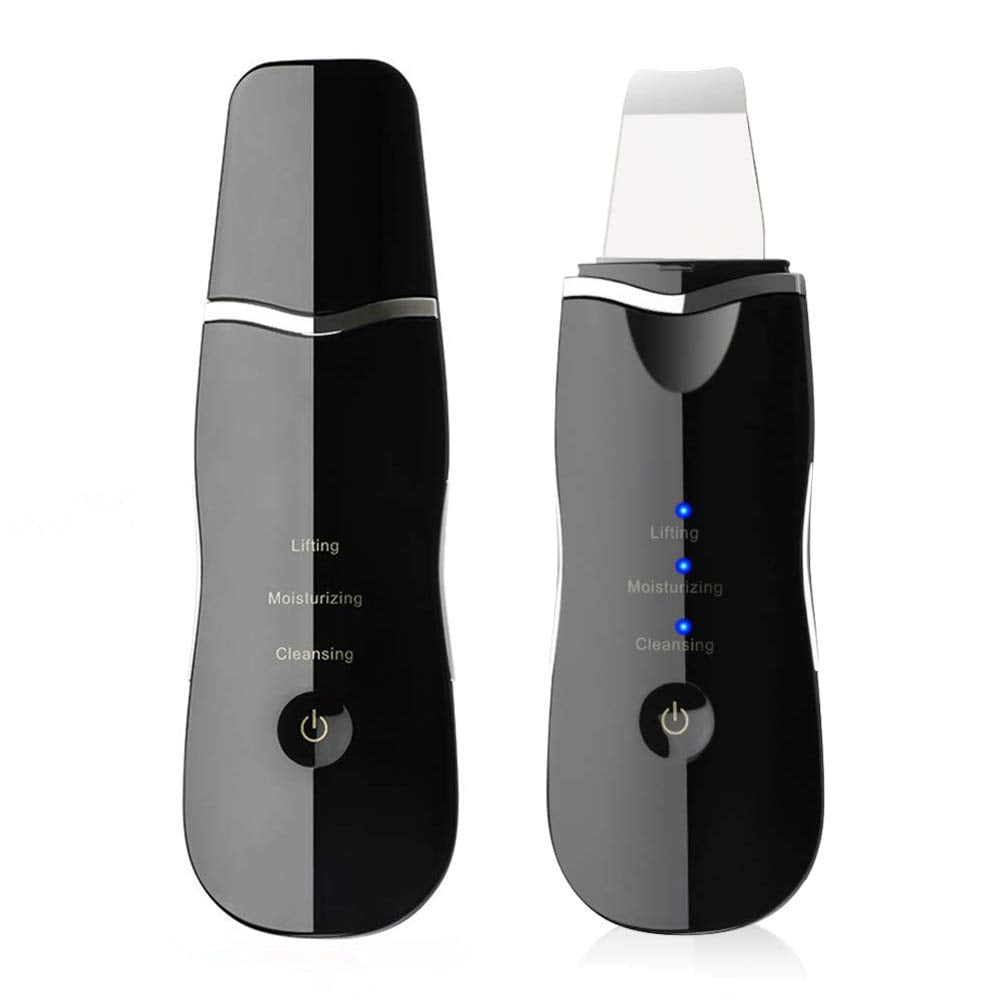 Ultrasonic Skin Scrubber Spatula，Blackhead and Whitehead Remover ...