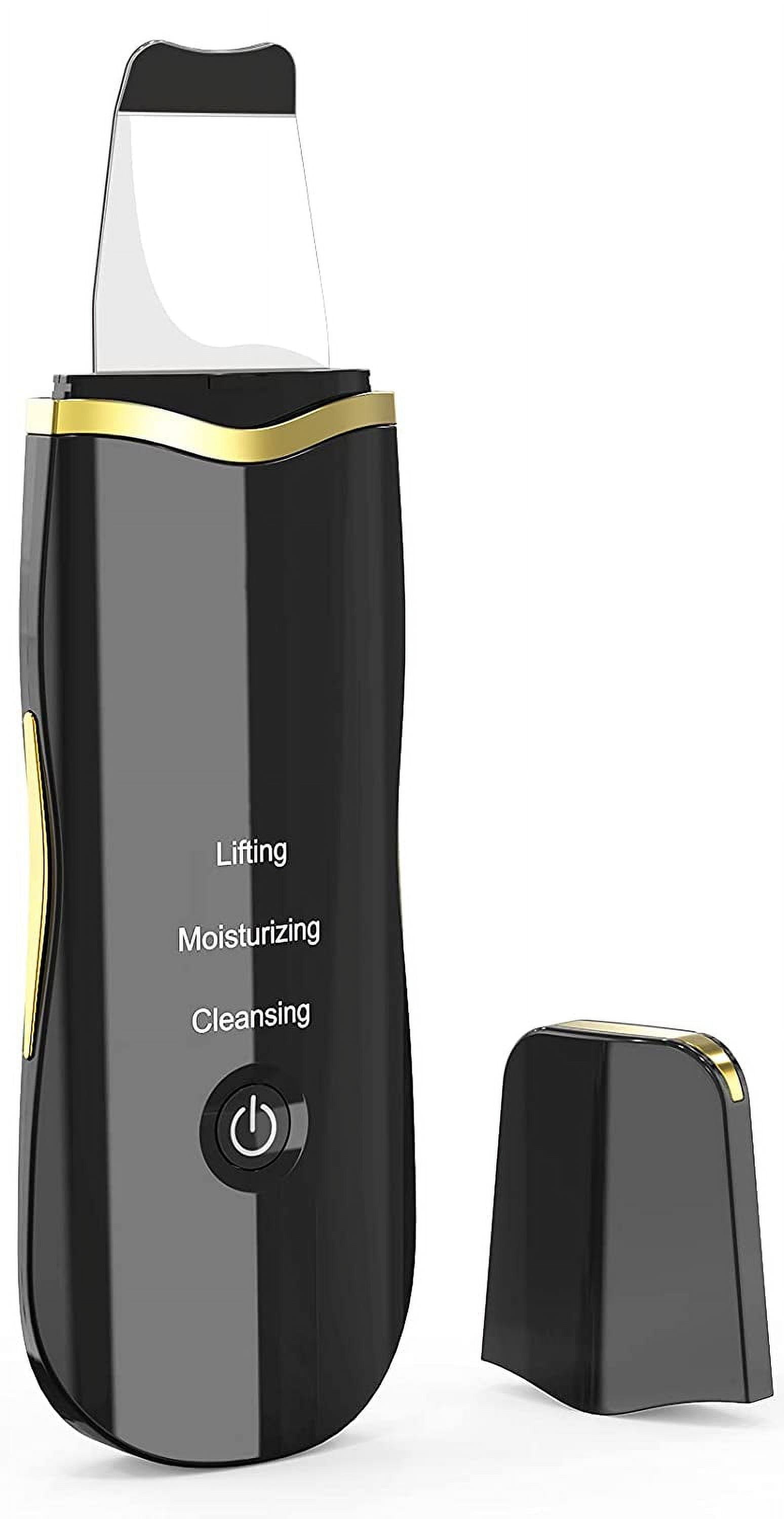 Ultrasonic Skin Scrubber Spatula,Upgraded Blue-Light Blackhead Remover ...