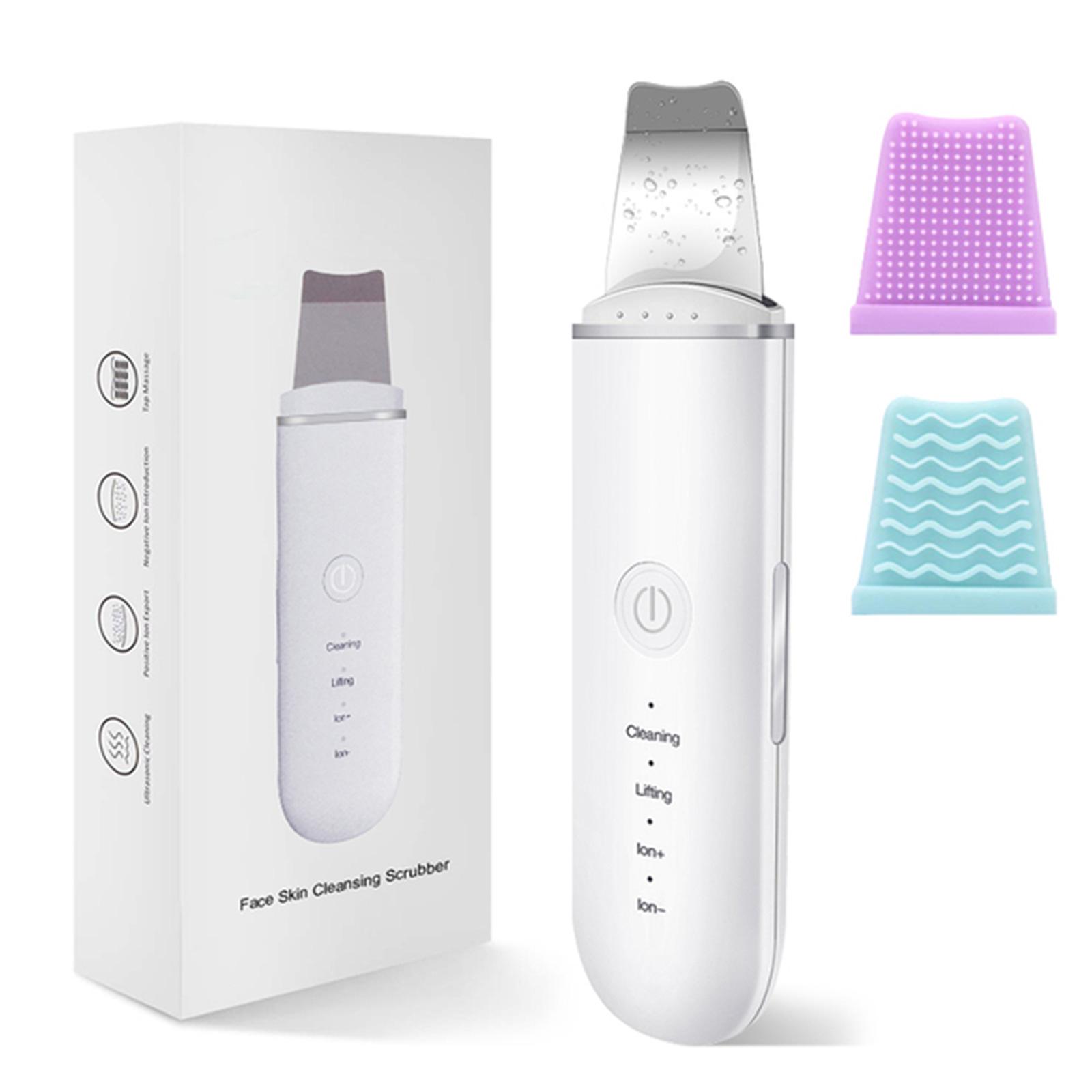 Ultrasonic Skin Scrubber Vibrating Face Spatula Blackhead Machine ...