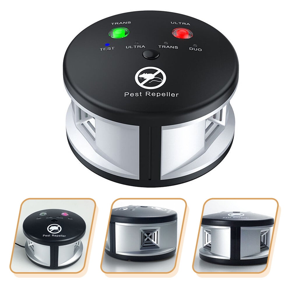 Ultrasonic Squirrel Repellent, Indoor 360° Pressure Mouse Deterrent ...