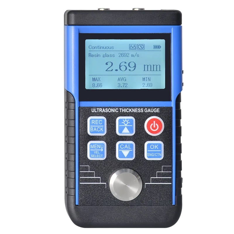 Ultrasonic Thickness Gauge Metal Meters Paint Thickness Tester ...