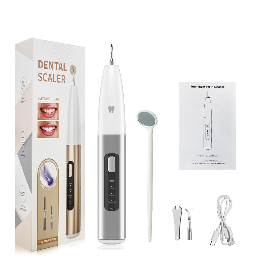 Ultrasonic Tooth Cleaner Electric Dental Calculus Remover Tartar ...