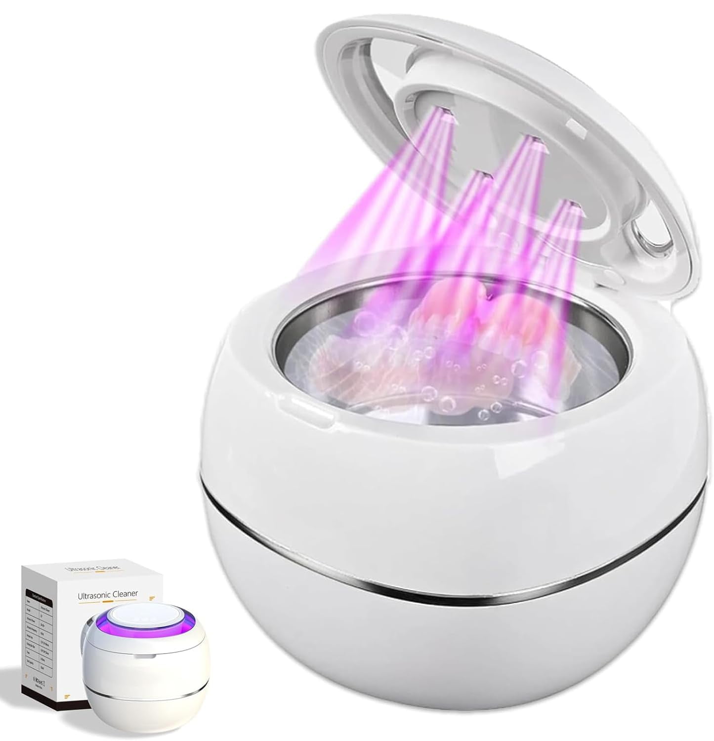 Ultrasonic UV Cleaner for Dentures,45khz Dental Pod Cleaner, UV Dental ...