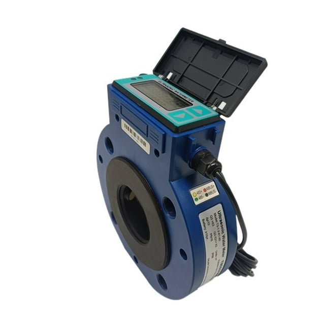 Ultrasonic Water Meter Battery Supply Flan Connection, DN50mm DN65 DN80 ...