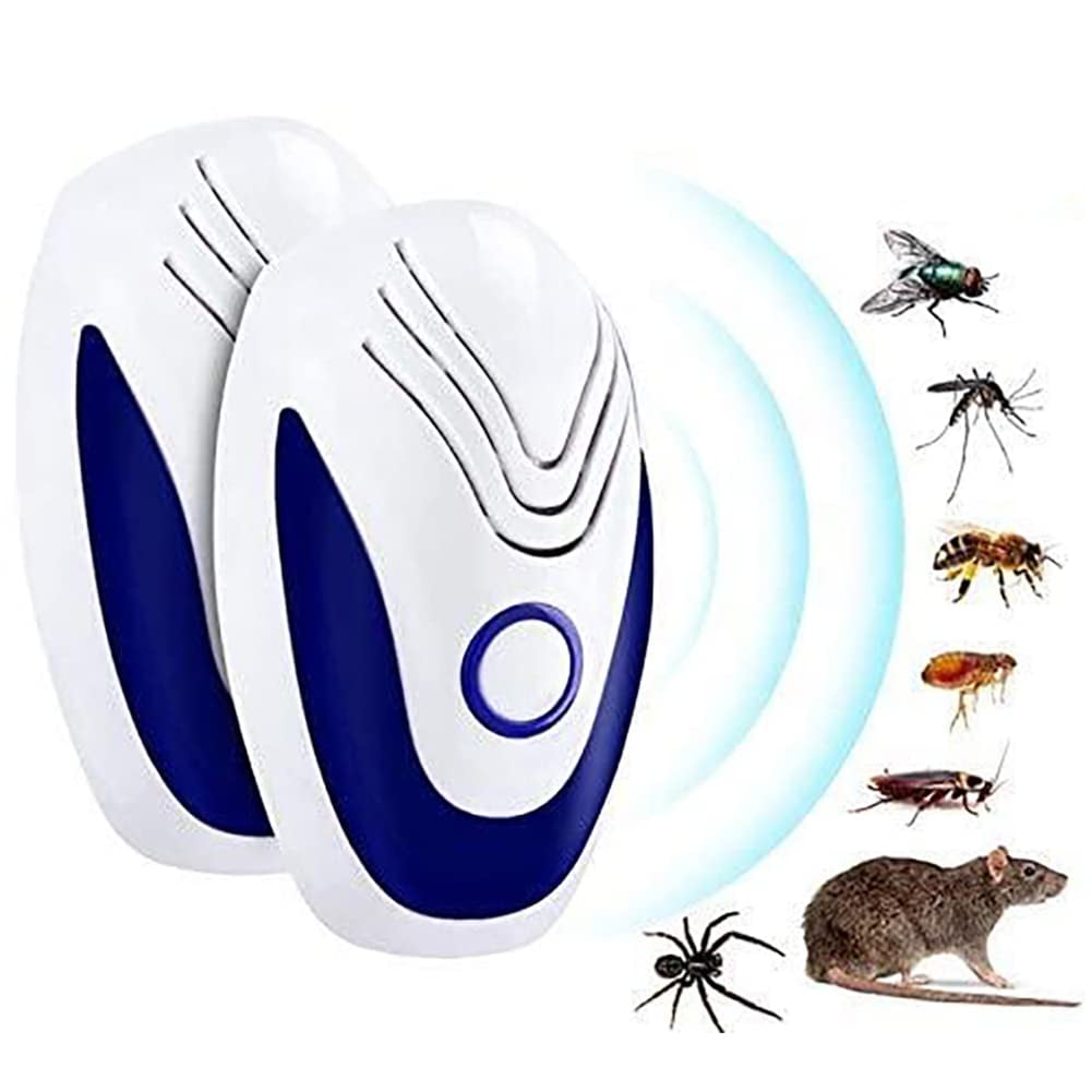 Ultrasonic insect repellents, Betterlife 2 pcs repulsive mouse mice ...