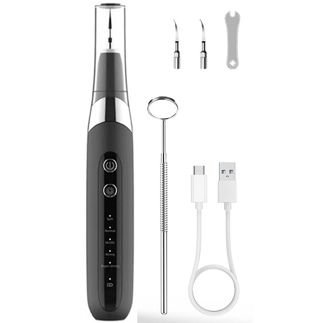 Ultrasonic personal dental cleaning cleaner tartar teeth stain portable ...