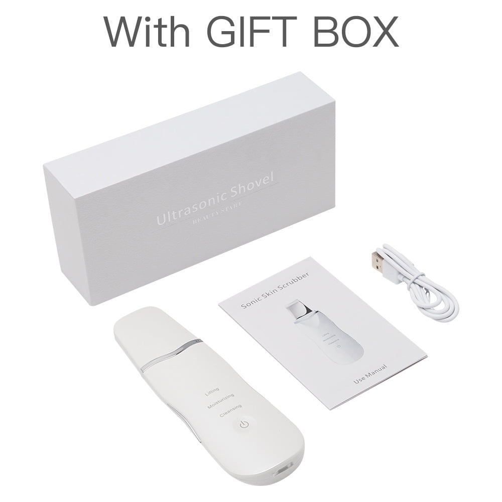 Ultrasonic skin scraper, blackhead exfoliation, positive and negative ...