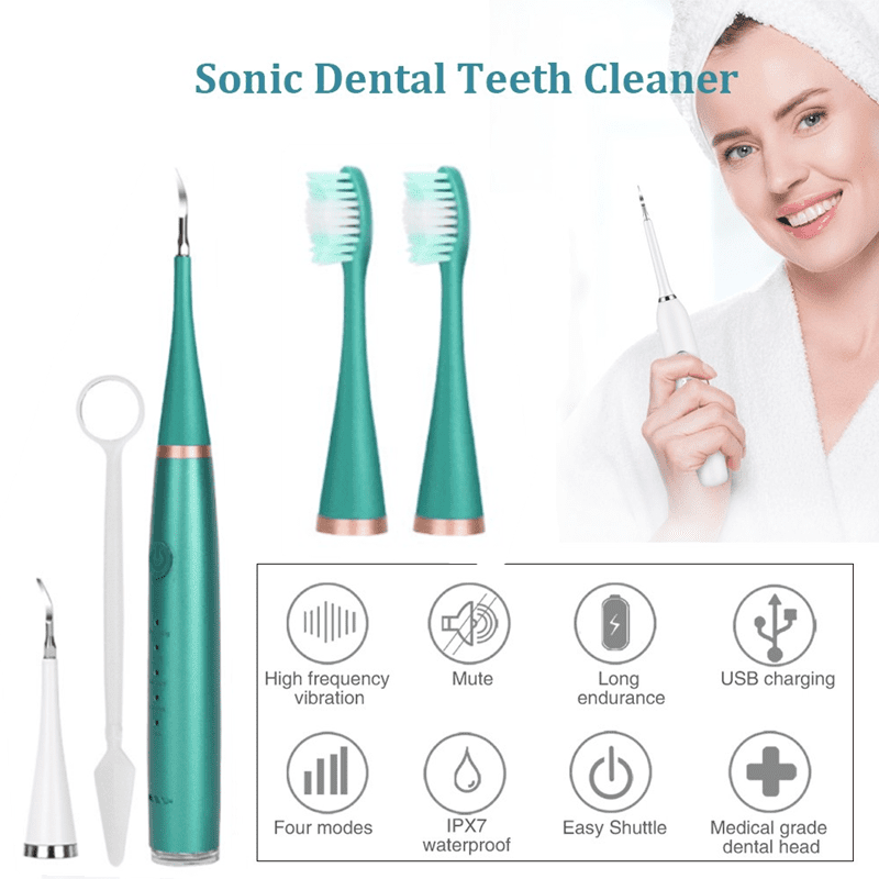 Ultrasonic tooth cleaner tartar stain tooth calculus remover teeth ...