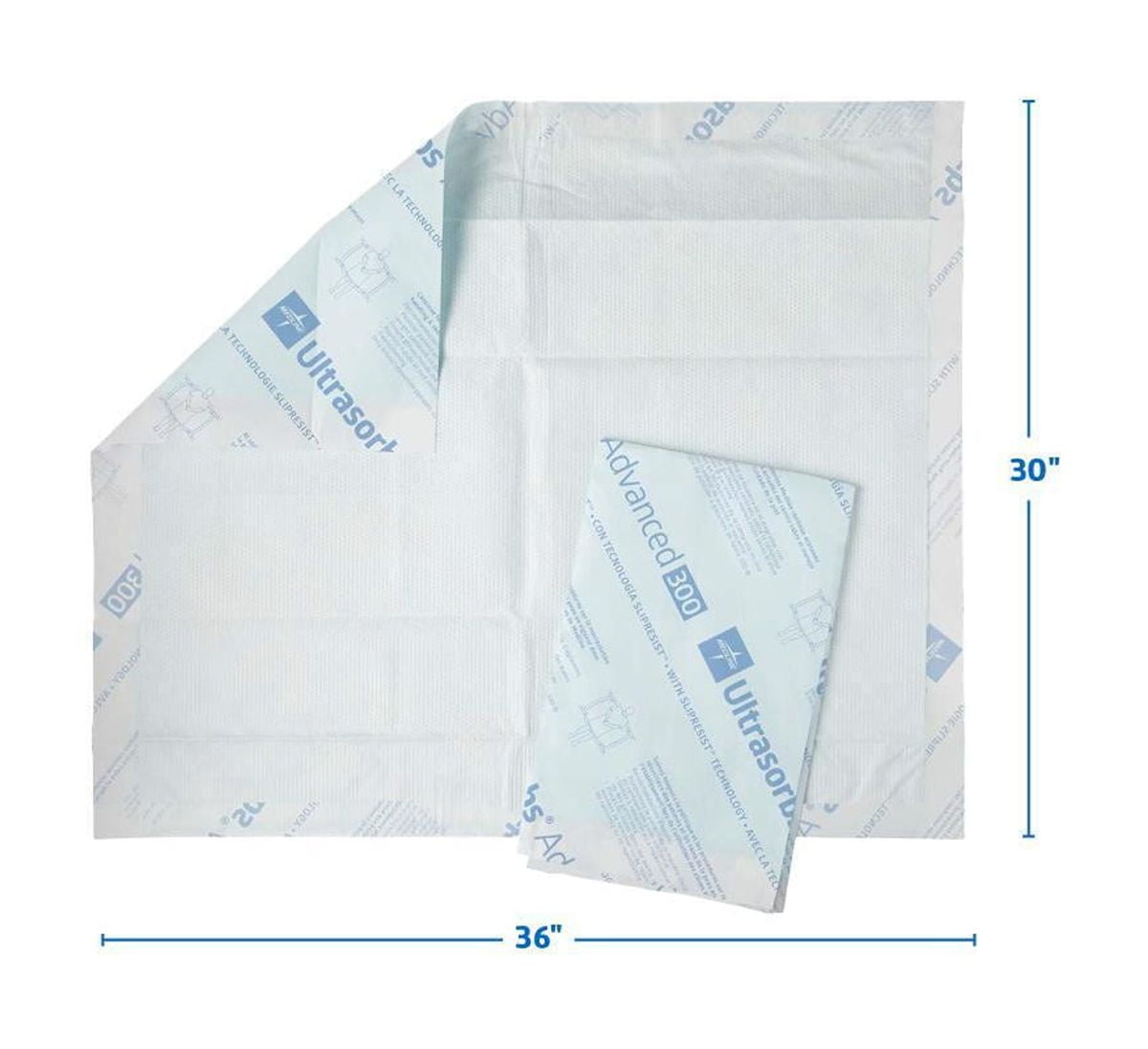 Ultrasorbs Advanced Premium Underpads, 30"x36", Case of 70 - Walmart.com