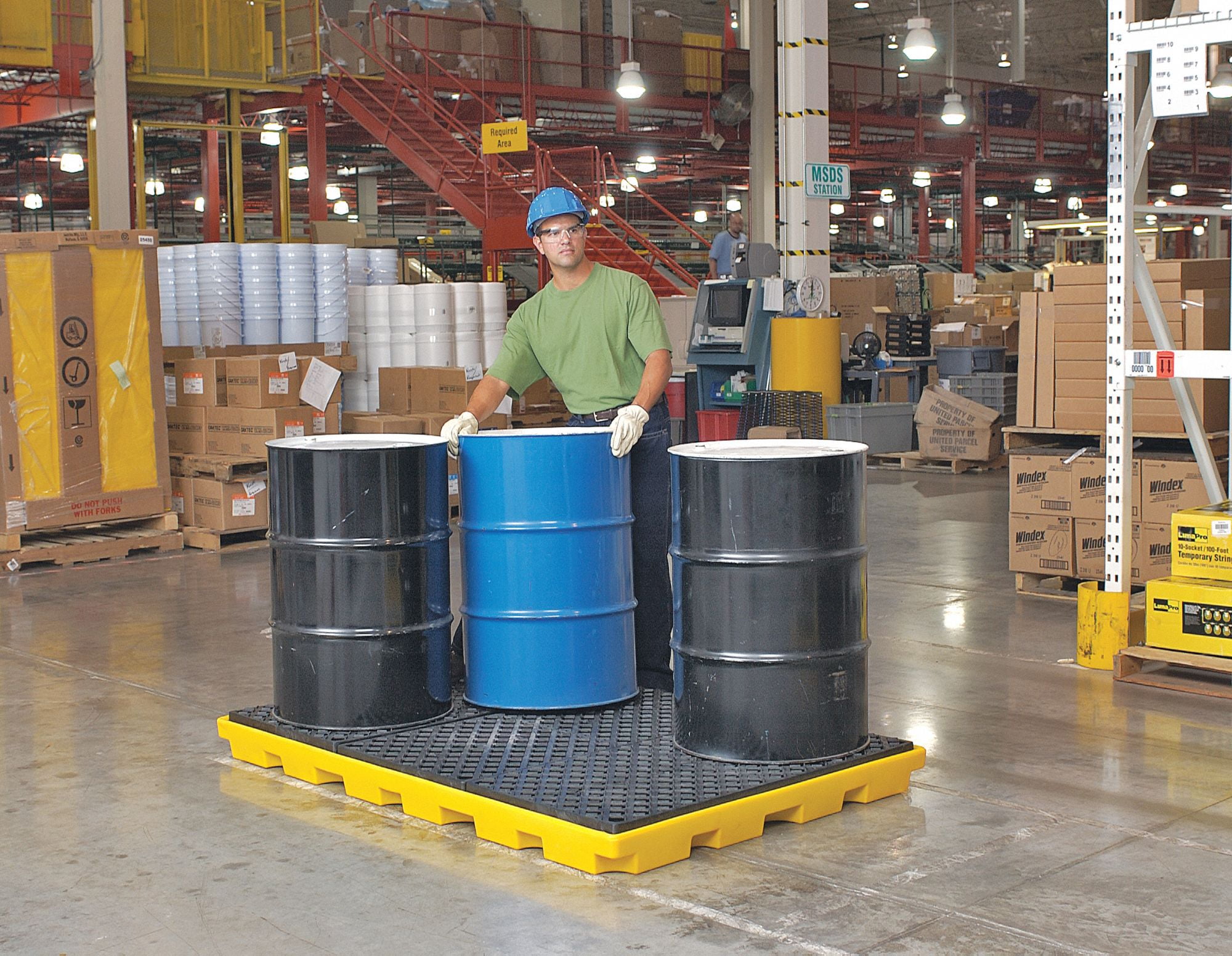 Ultratech Drum Spill Cntnmnt Pallet,6 Drum,9k lb. 1175 - Walmart.com