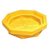 Ultratech Drum Tray,22.8 gal,Dia. 32in,Yellow 1045 - Walmart.com
