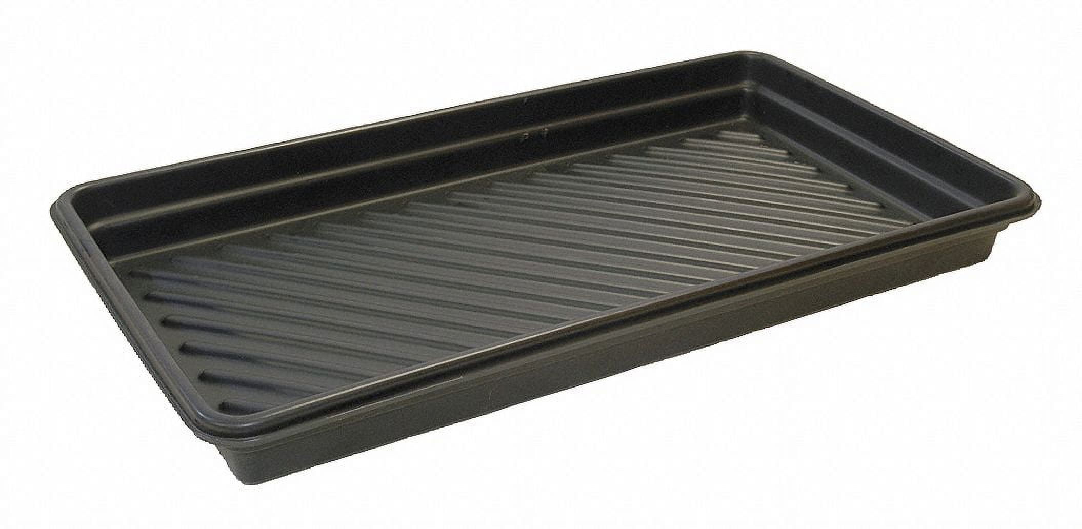 ULTRATECH Large Plastic Portable Drip Pan Spill Tray, 4-3/4" H x 24" L ...
