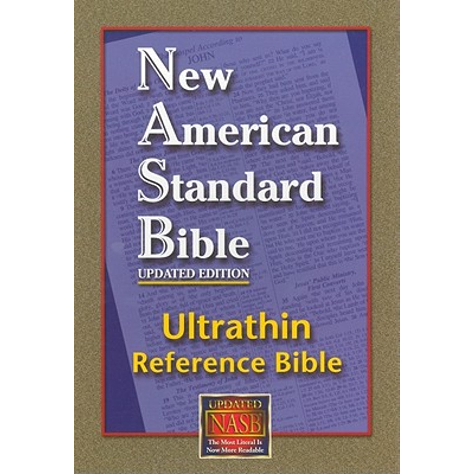 Pre-Owned Ultrathin Reference Bible-NASB (Unknown) 1581350201 ...