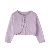 Ultrave Girls' Button Bolero Shrug Knit Cardigan Long Sleeve Open Front ...
