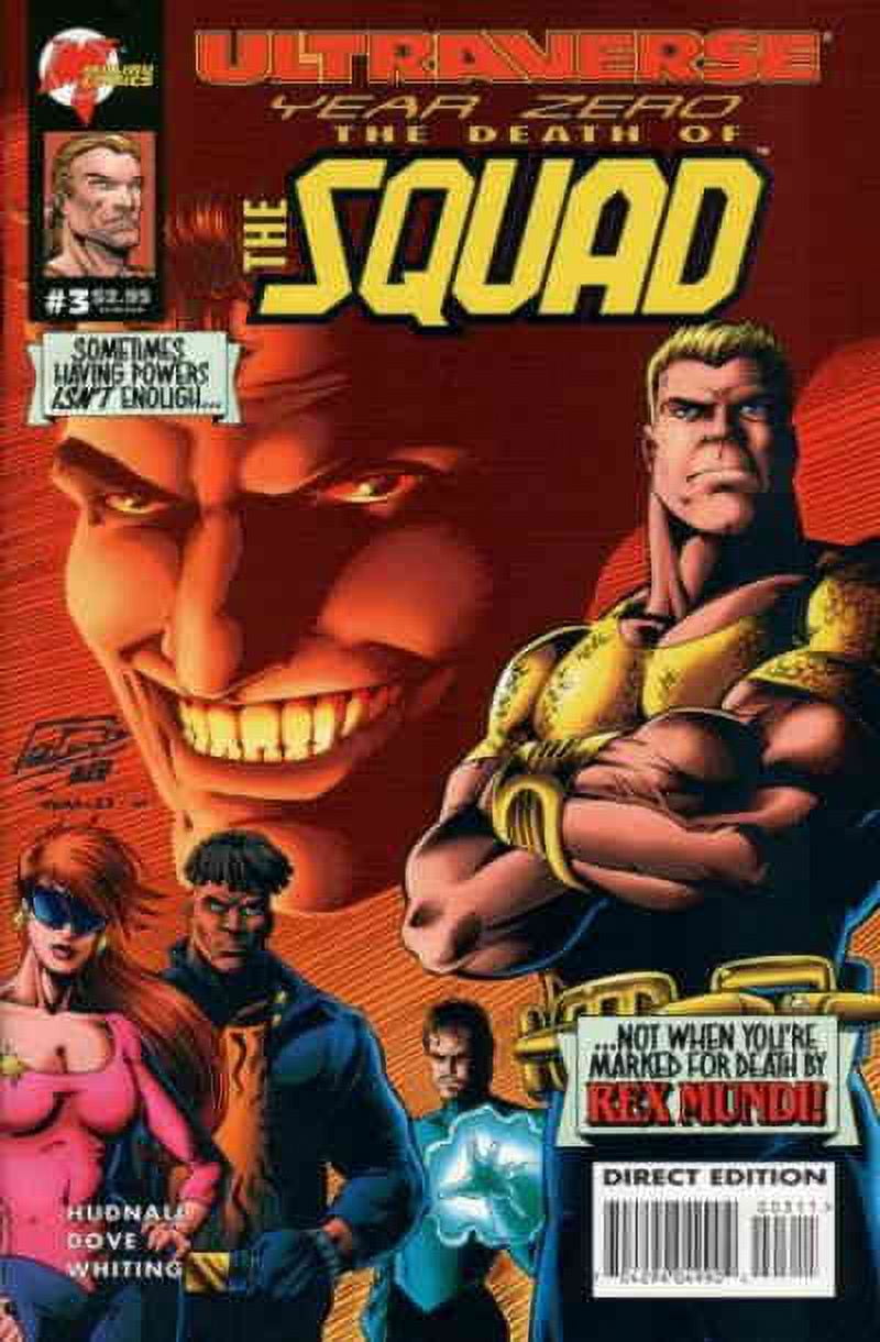 Ultraverse Year Zero: The Death of The Squad #3 VF ; Malibu Comic Book ...