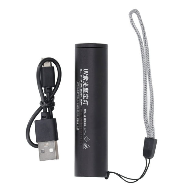 Ultraviolet Flashlight Rechargeable Mini 365nm Black Light Flashlight