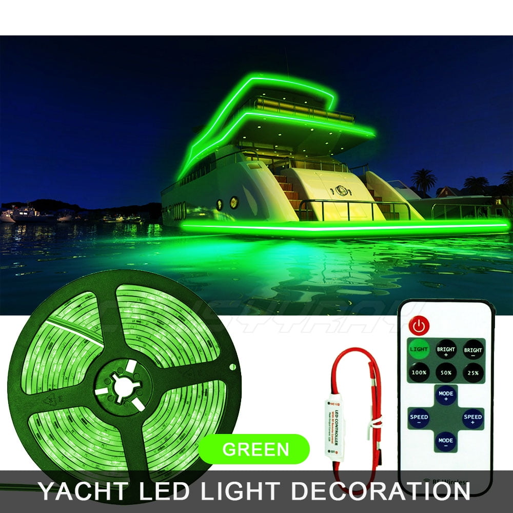 Ultraviolet LED Strip UV Black Light Night Fishing Boat Blacklight 16ft ...