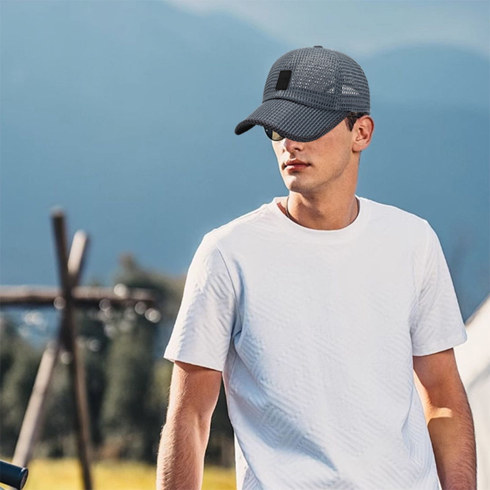 Ultraviolet Protection Hat, Breathable Mesh Design, Adjustable Fit ...