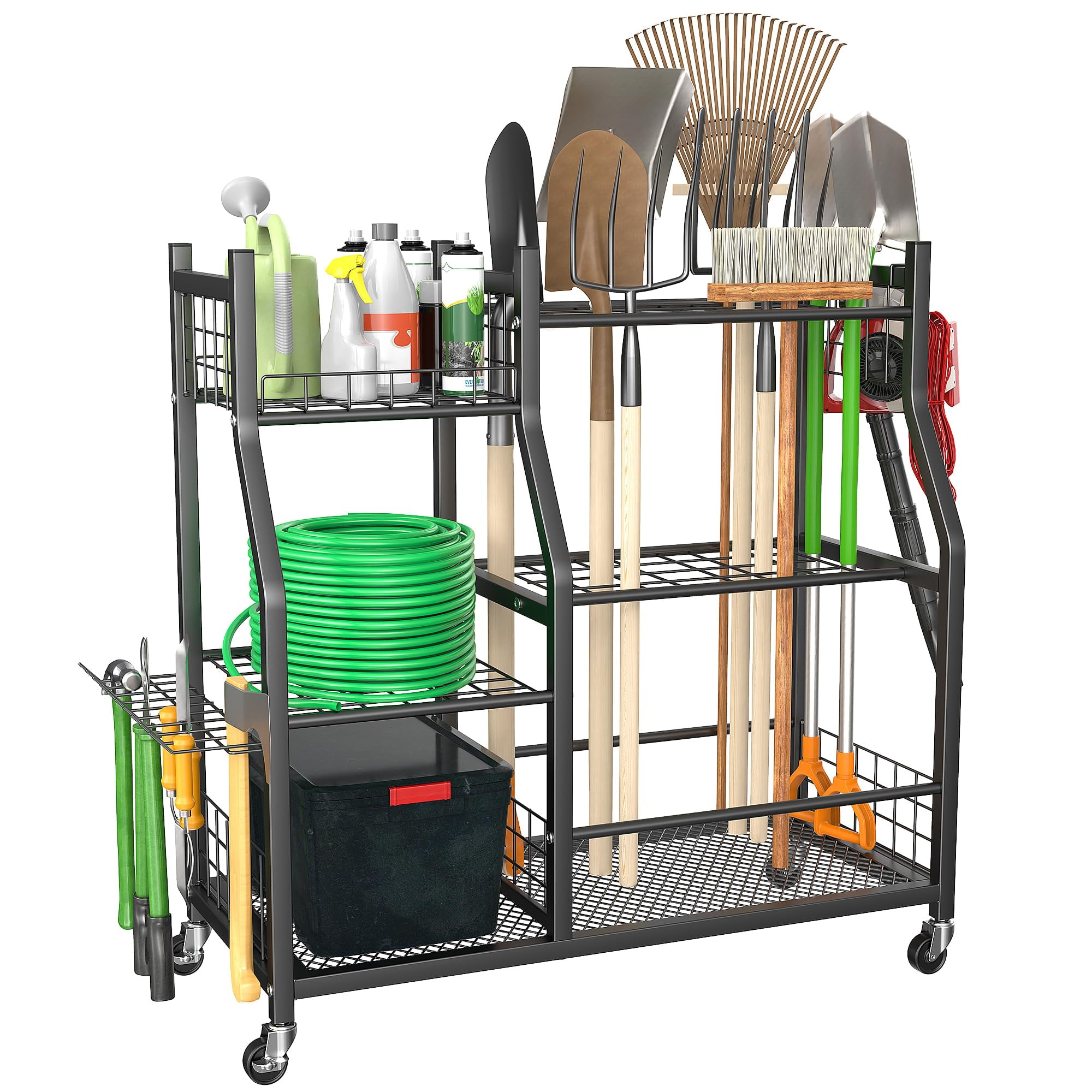 Ultrawall Garden Tool Organizer, Yard Tool Storage Rack for Garage ...