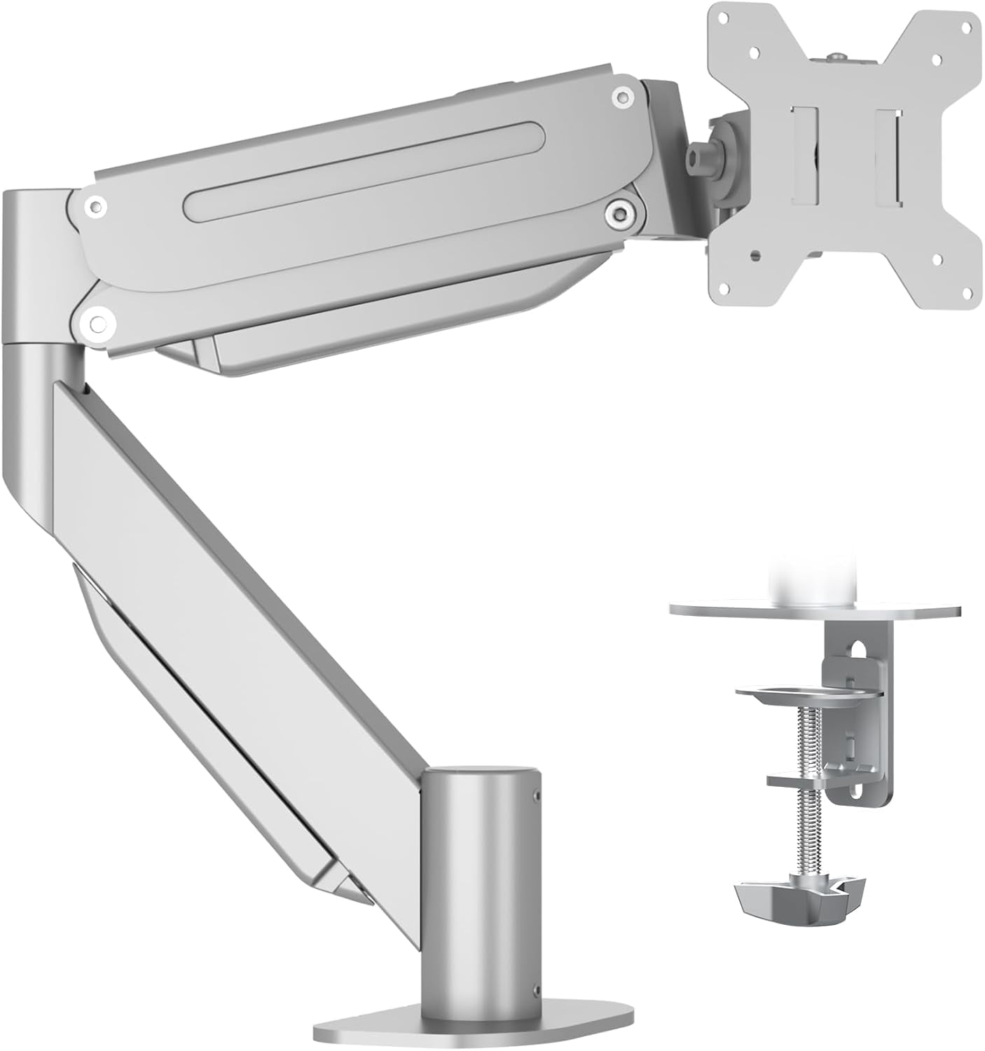 Ultrawide Monitor Arm Mount - Single Desk Mount with Pneumatic Height ...