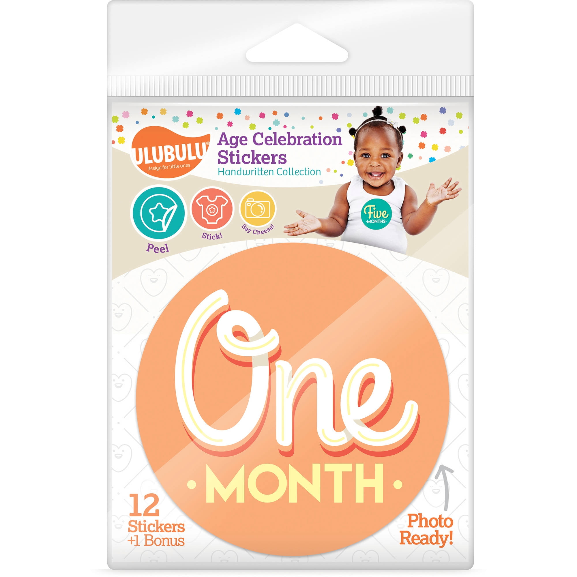 Ulubulu Handwritten Age Celebration Stickers - Walmart.com