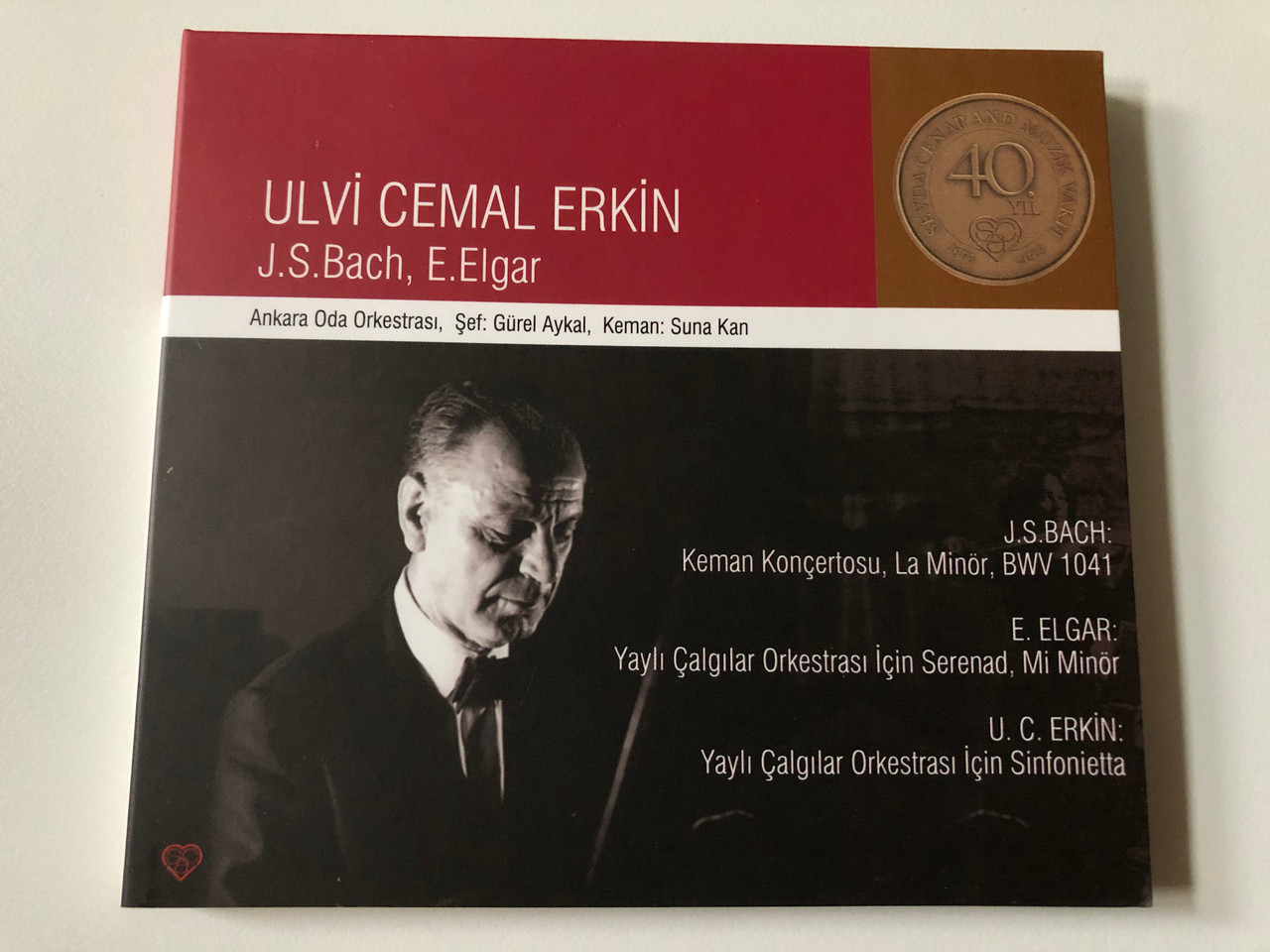 Ulvi Cemal Erkin, J. S. Bach, E Elgar - Ankara Oda Orchestrasi, Sef ...