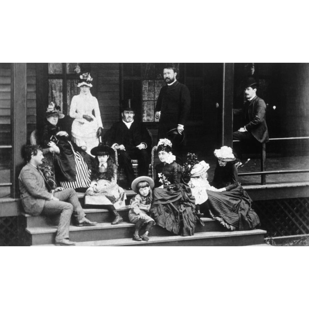 Ulysses S. Grant With His Entire Family Shortly Before His Death ...