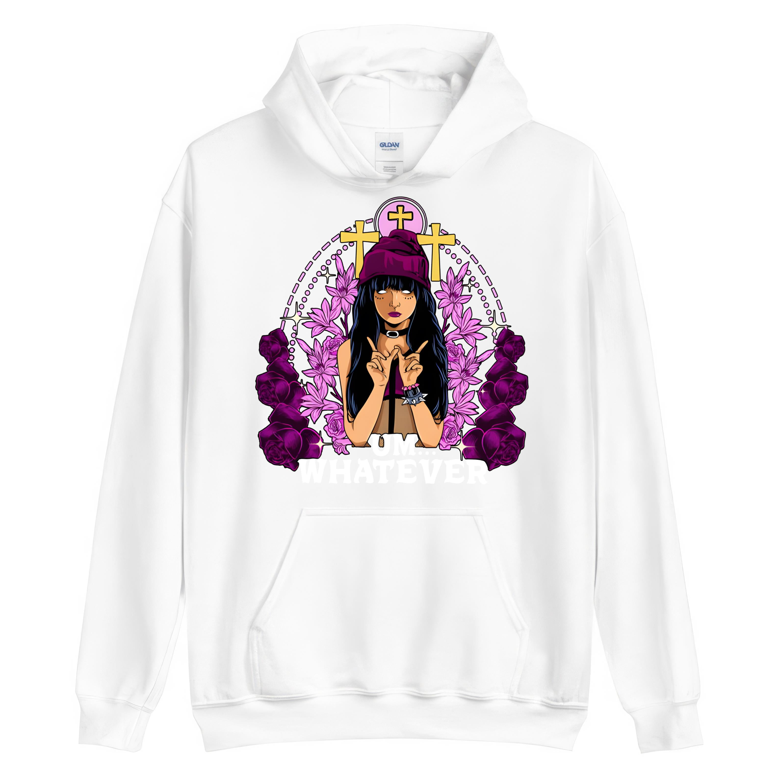 Um Whatever Goth Emo Girl T-Shirt, Gothic Aesthetic Emo Tee, Dark ...