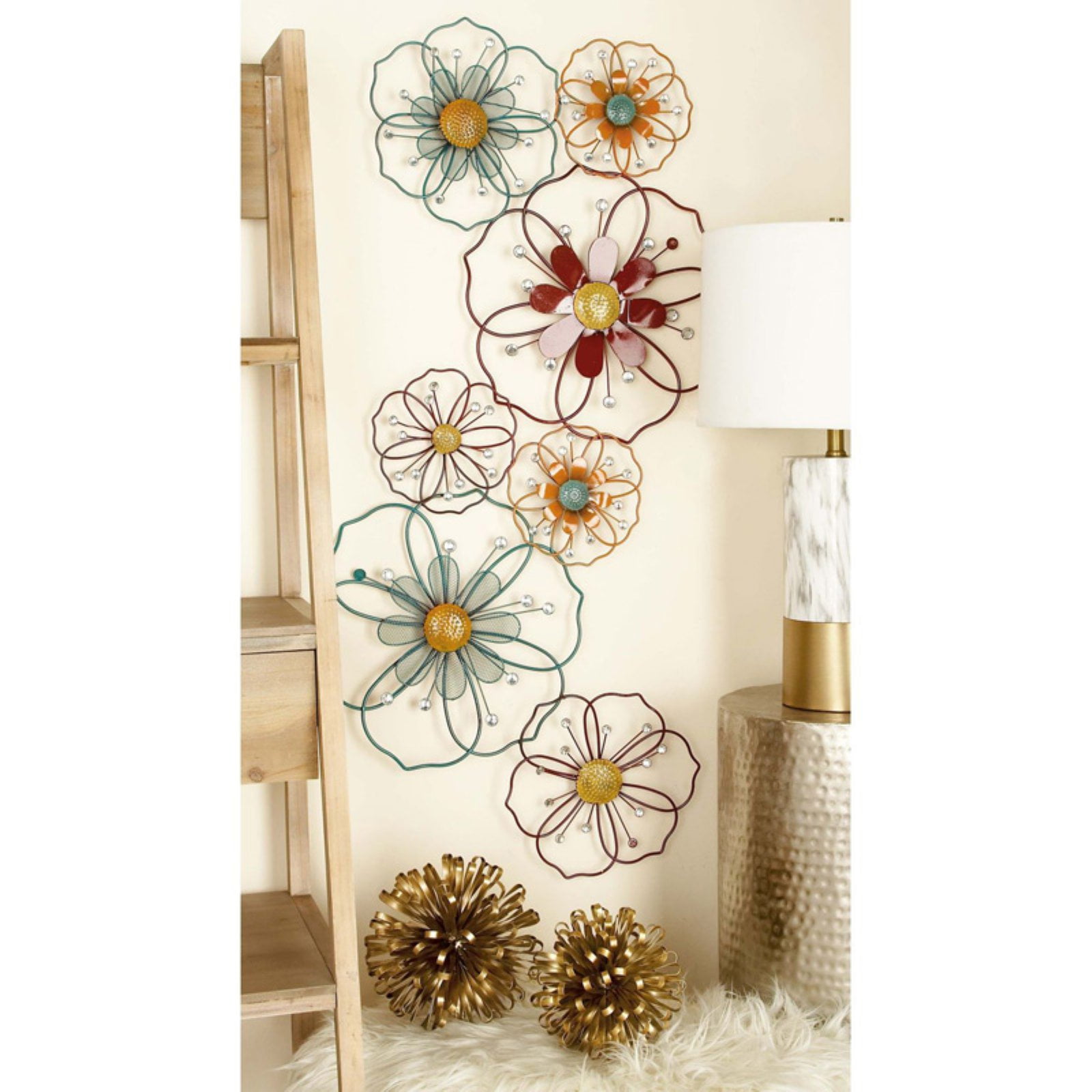 Uma Enterprises Metal Wall Decorative and Brown - Walmart.com